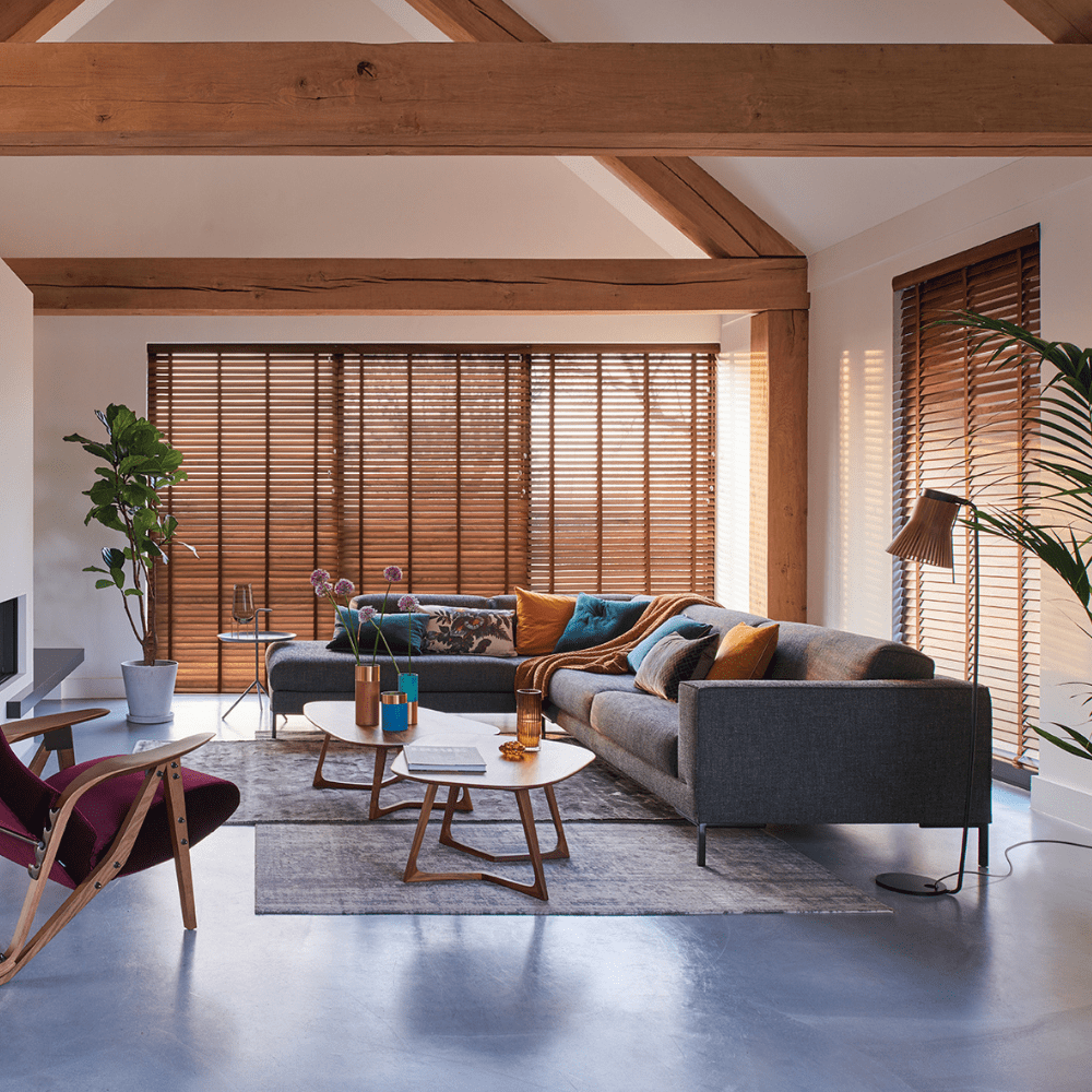 Store VENITIEN BOIS - Babut Literie Décoration